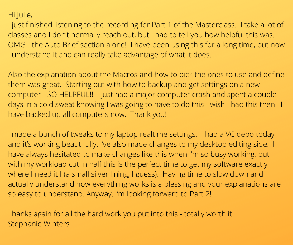 2020 Eclipse Masterclass Webinar | Advantage Software